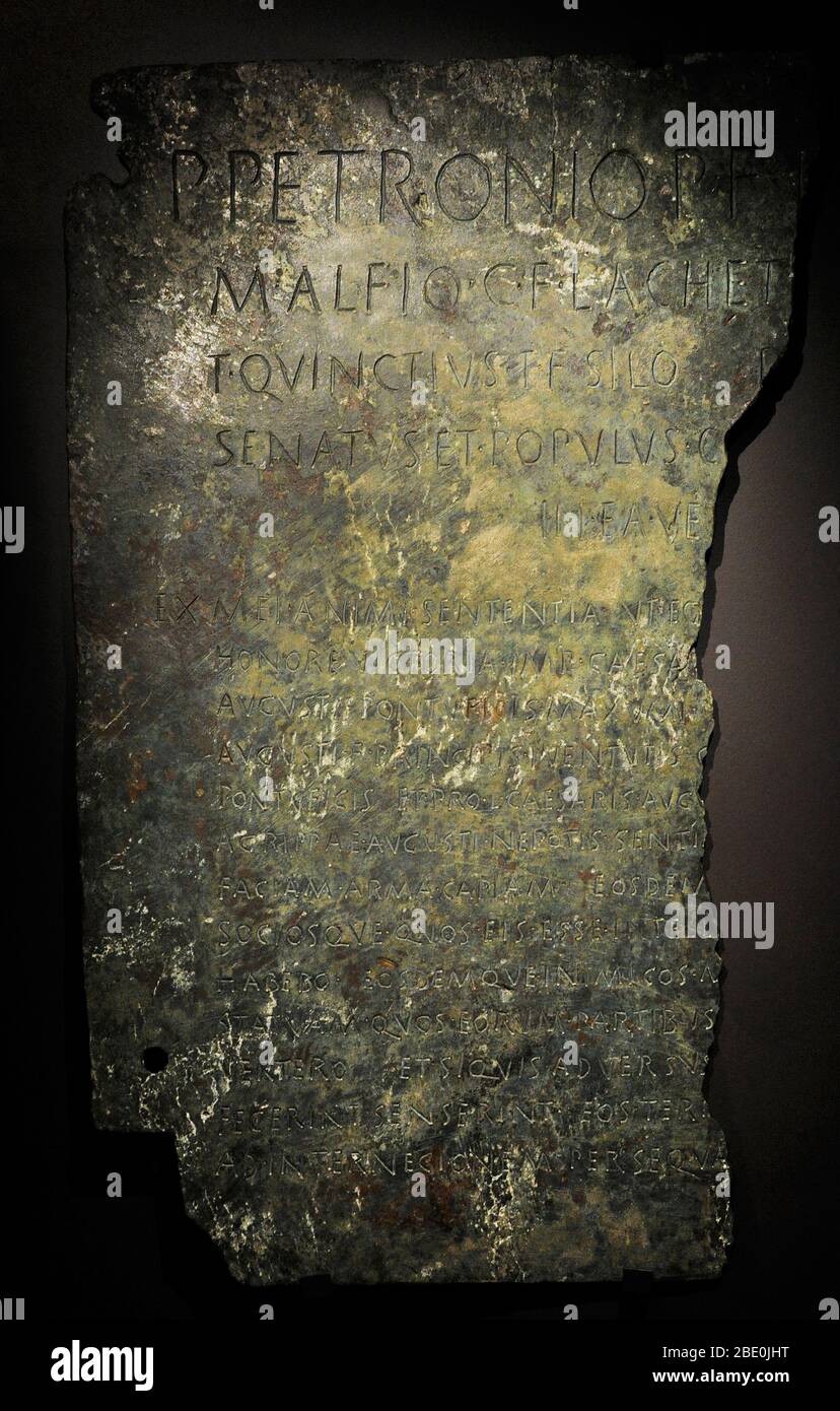 Roman tablet spain hi-res stock photography and images - Alamy