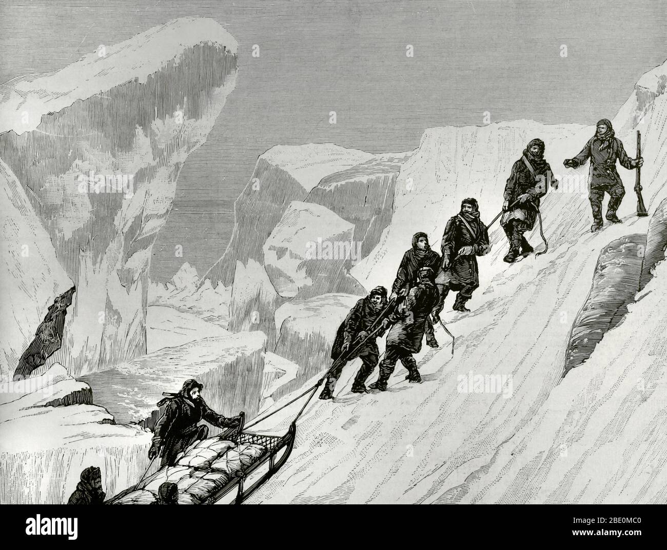 British Arctic Expedition of 1875-1876 Stock Photo - Alamy