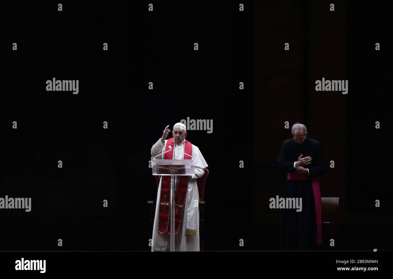 Vatican City, Holy See. 10th Apr, 2020. POPE FRANCIS celebrates Way of ...