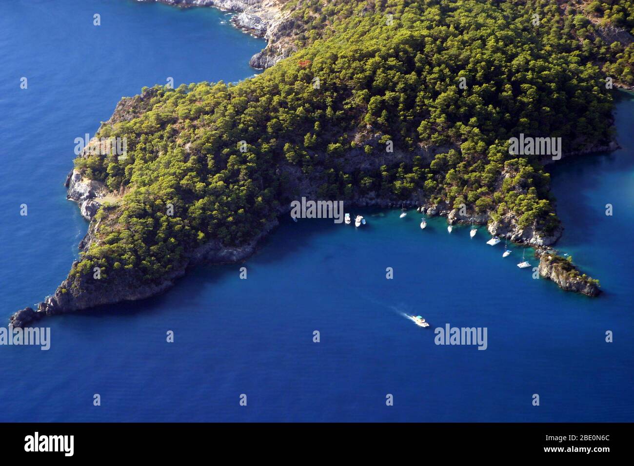 Aerial view of Fethiye Beach in Fethiye, Turkey Stock Photo - Alamy