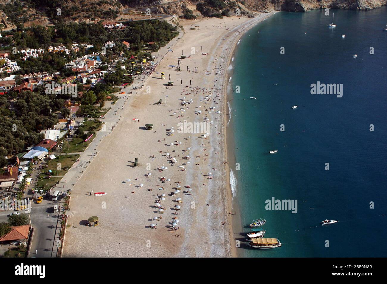 Aerial view of Fethiye Beach in Fethiye, Turkey Stock Photo - Alamy