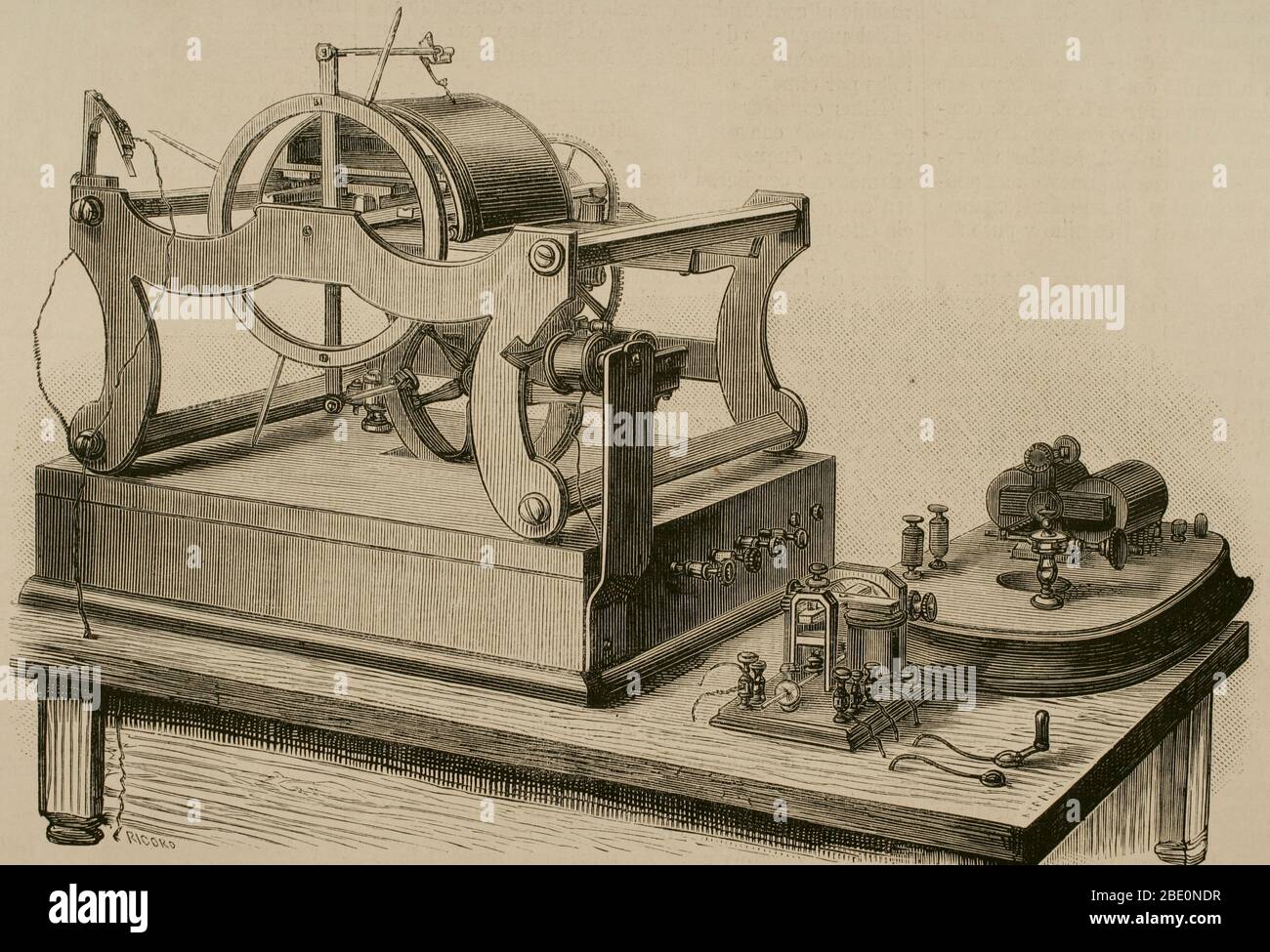 New telegraph to transmit facsimiles, exact copies of handwritten ...