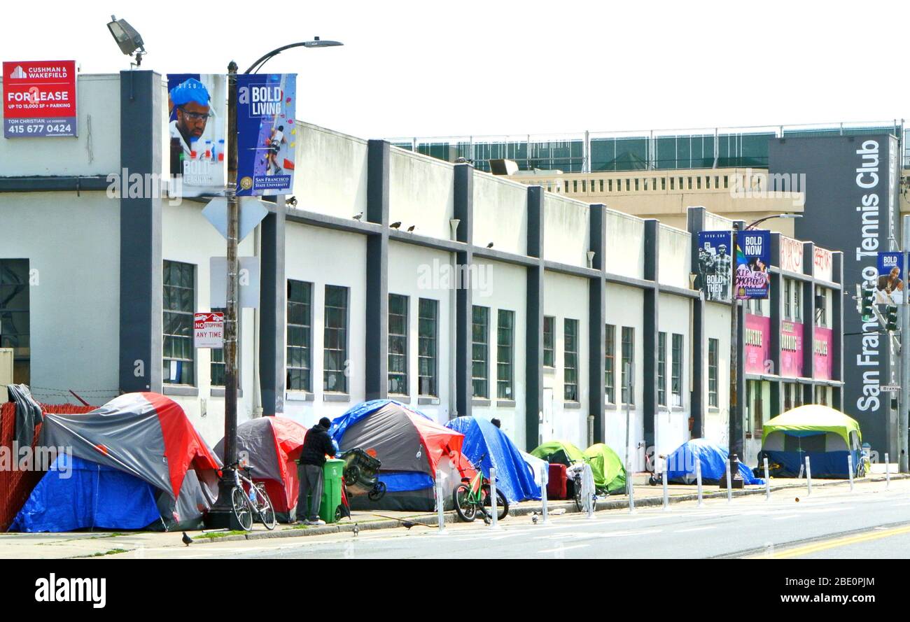 Homeless tents hi-res stock photography and images - Alamy