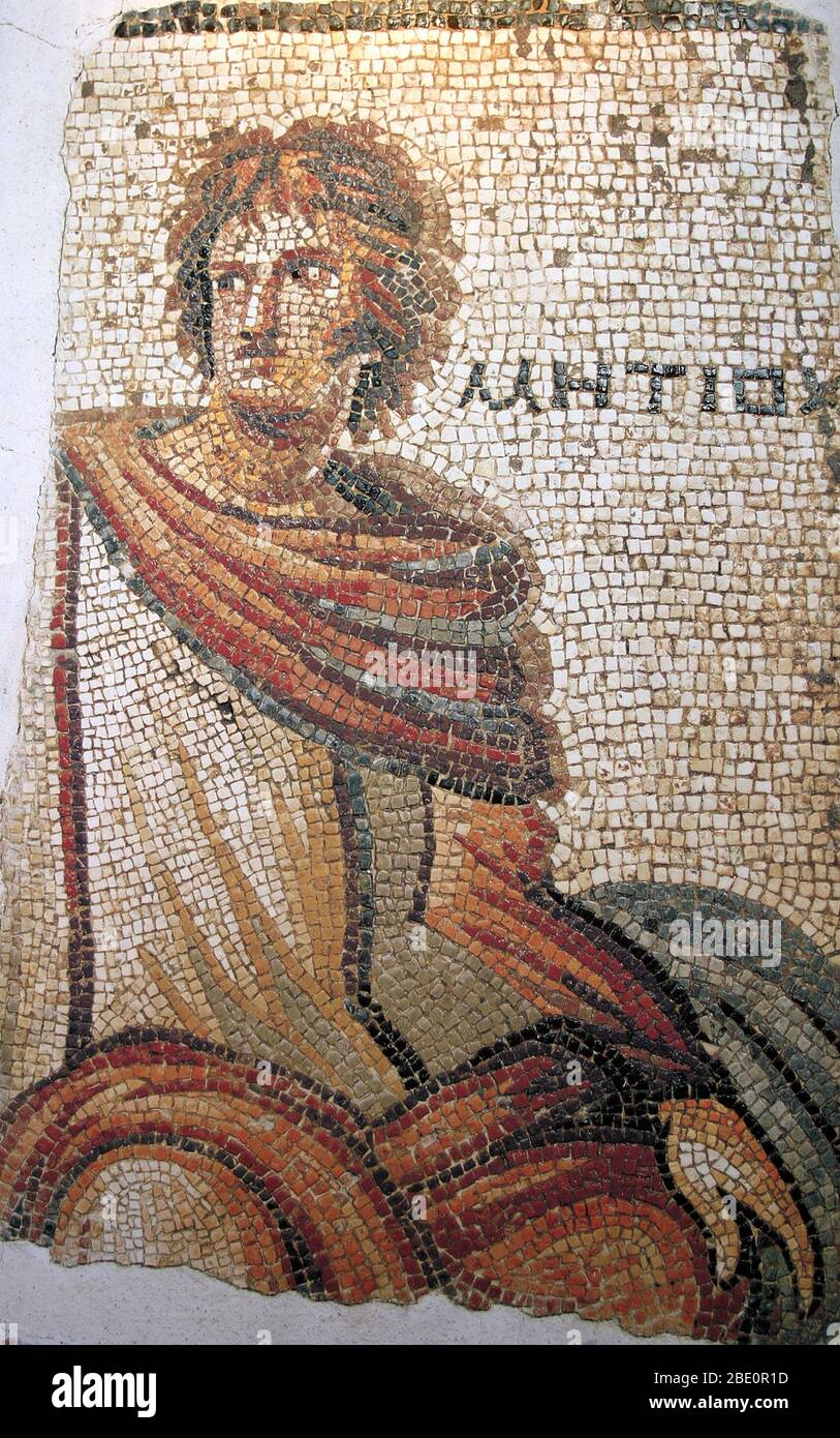 GAZIANTEP, TURKEY - JANUARY 6: Ancient Zeugma mosaics in Zeugma Mosaics ...