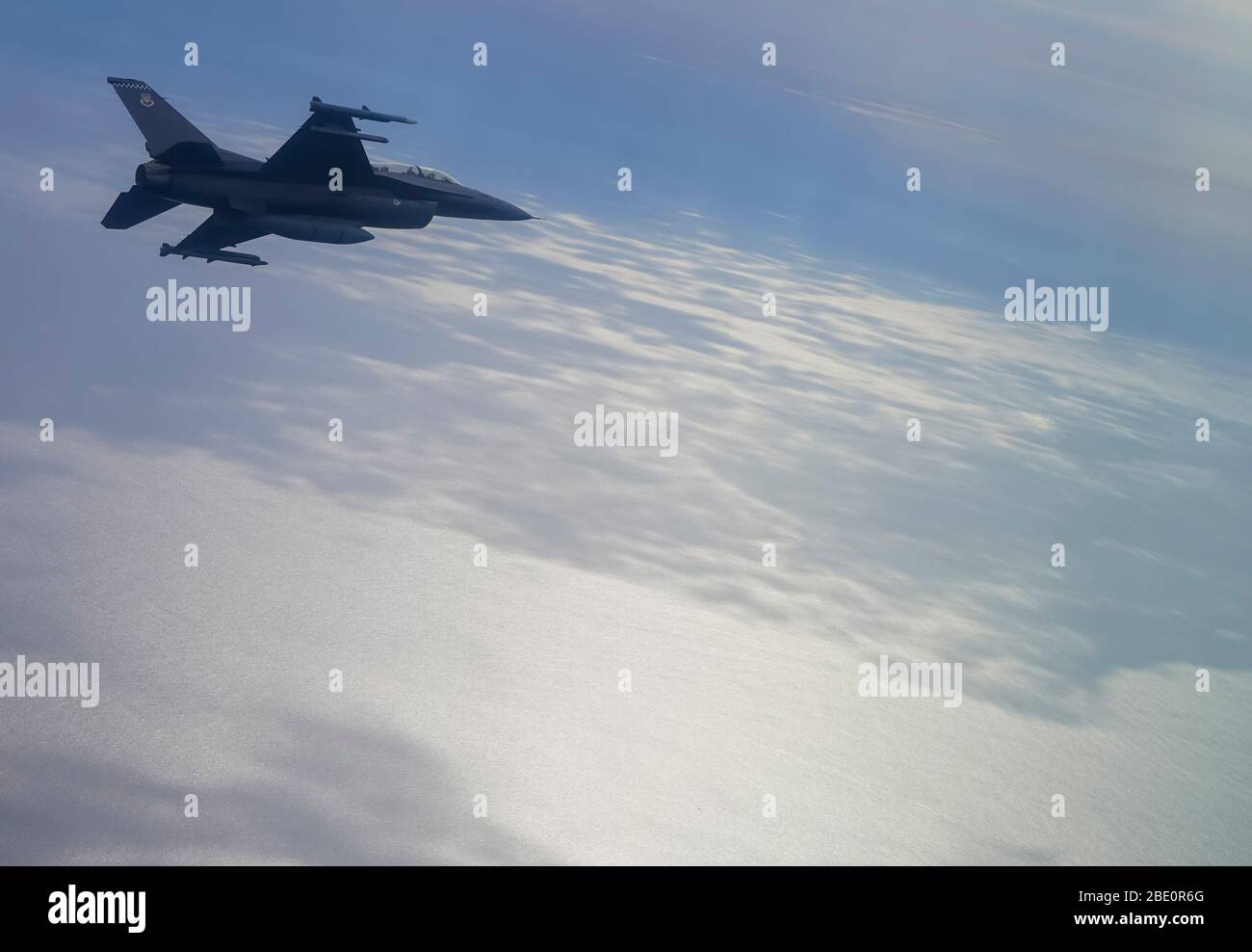 U.S. Air Force Lt. Col. Joe McGill, test pilot, and Capt. Andrew Petry ...