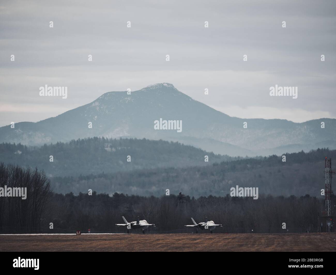 Pilots assigned to the 158th Fighter Wing, Vermont Air National Guard ...
