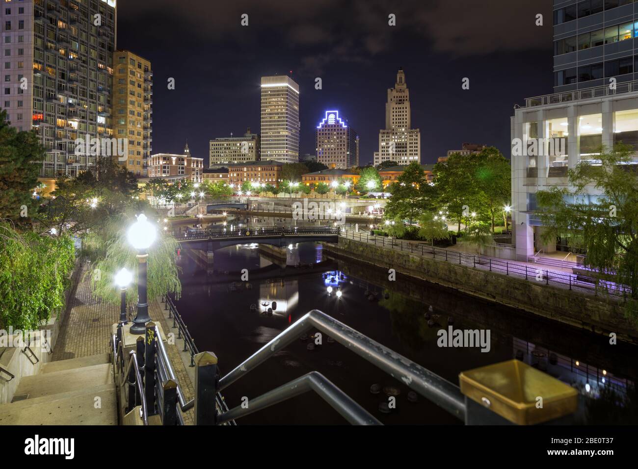Bridge in downtown providence hi-res stock photography and images - Alamy
