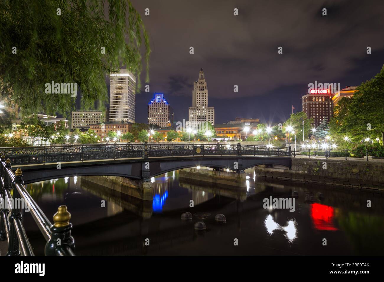 A Night in Providence Stock Photo - Alamy