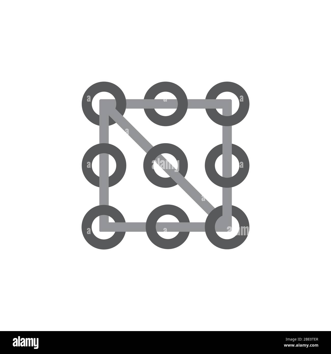 chain ring connected symbol logo vector Stock Vector Image & Art - Alamy