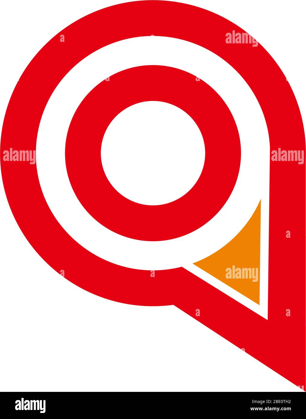 Letter q with arrow Stock Vector Images - Alamy