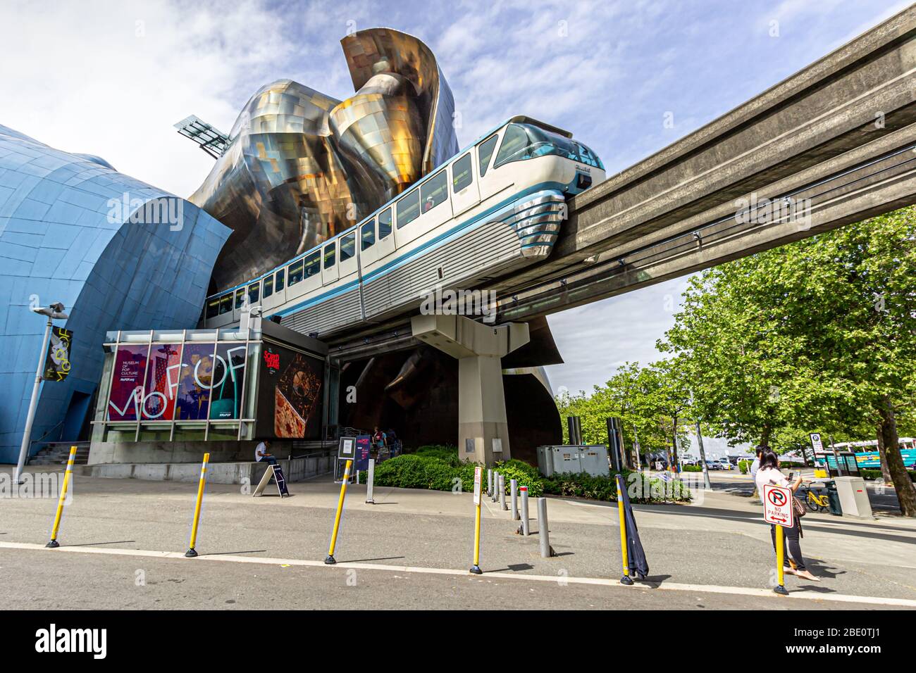 Mopop building hi-res stock photography and images - Alamy