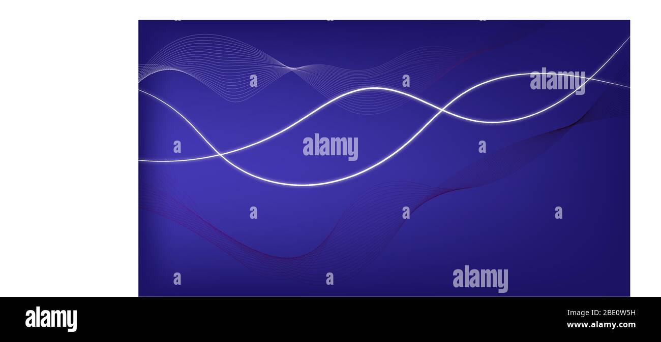 blue background with striped waves Stock Vector Image & Art - Alamy