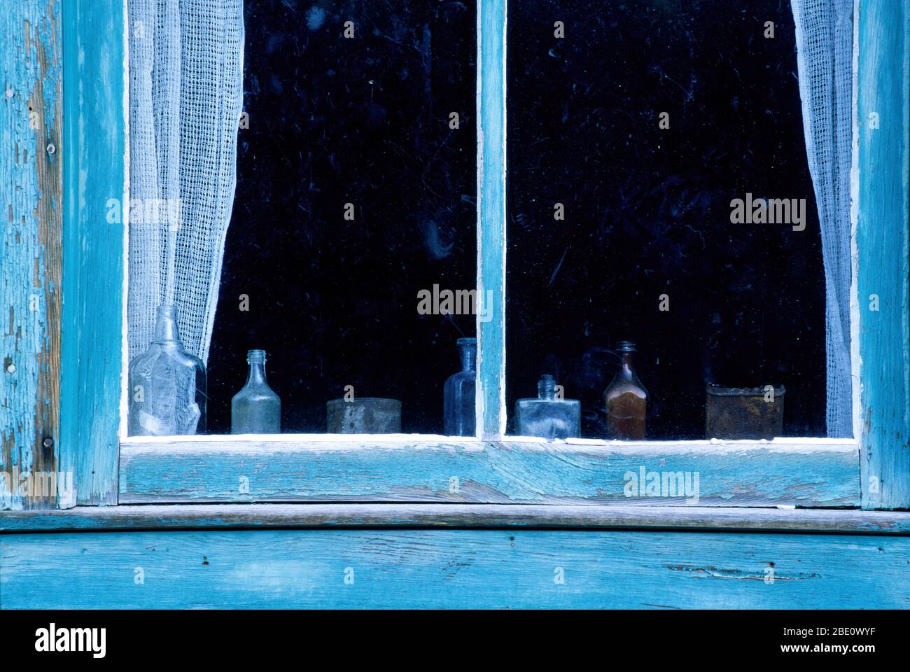 Dahl Saloon window, Garnet Ghost Town, Garnet Back Country Byway ...