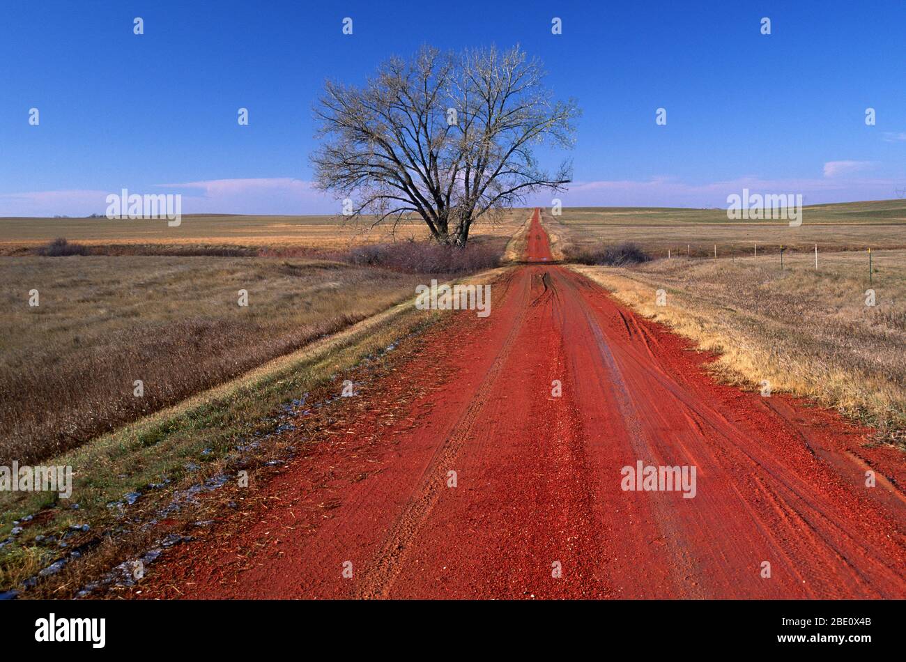 Farm road, Stark County, North Dakota Stock Photo - Alamy