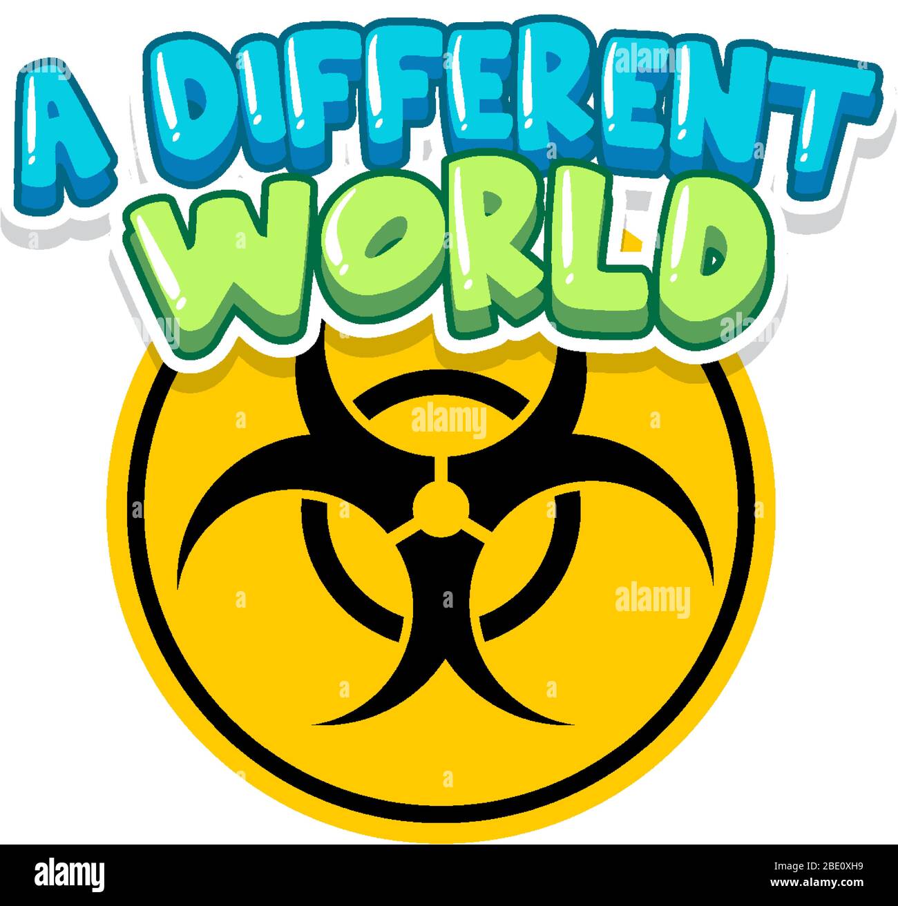 Font design for word a different world illustration Stock Vector Image ...