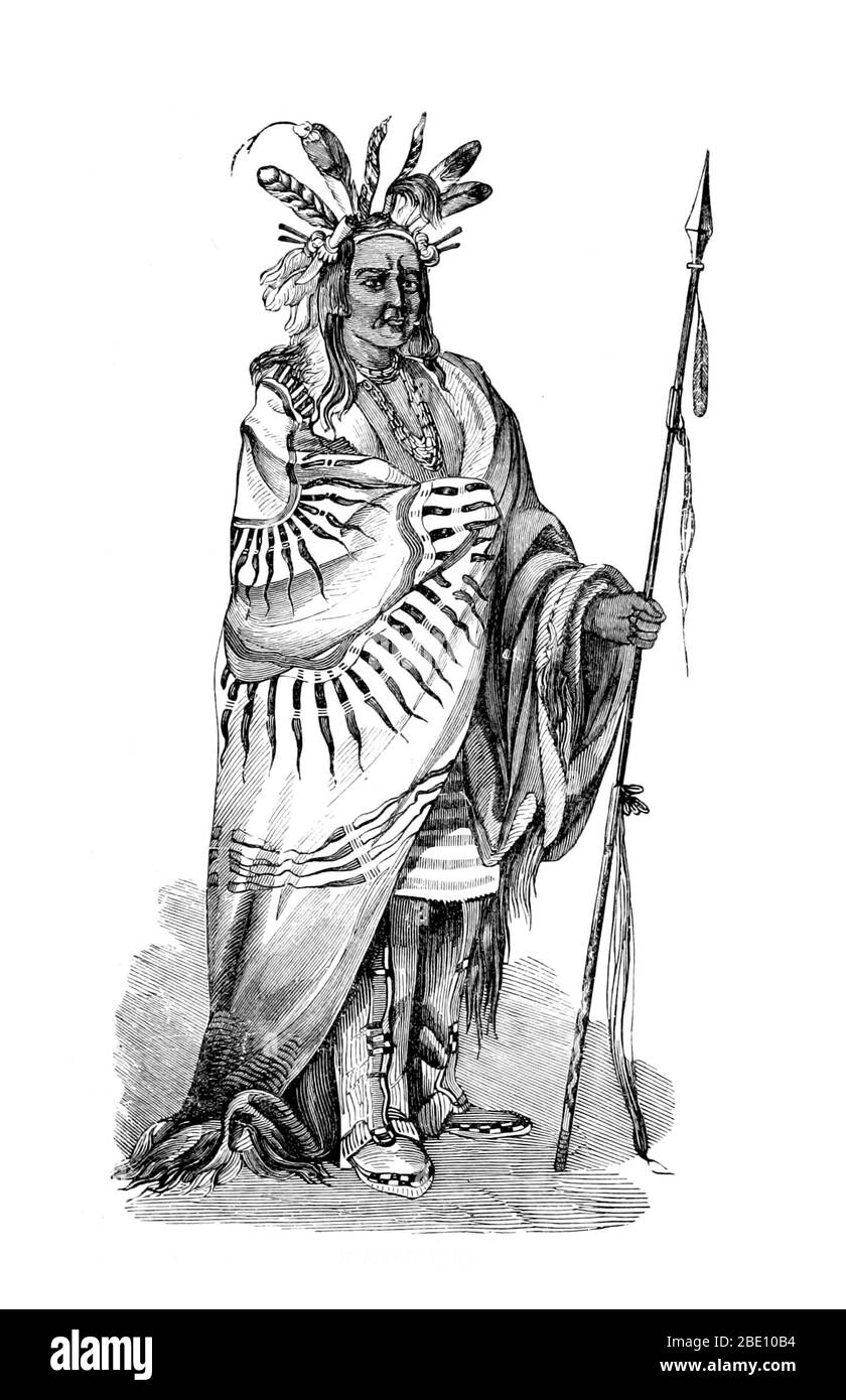 Mound builders native american Black and White Stock Photos & Images ...