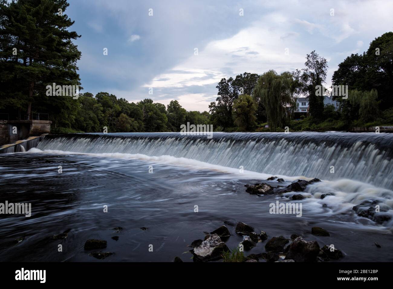 A Waterfall in Natick Massachusetts Stock Photo - Alamy