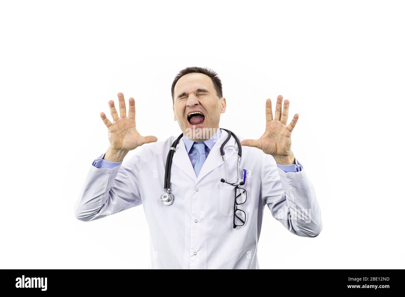 Specialist yelling hi-res stock photography and images - Alamy