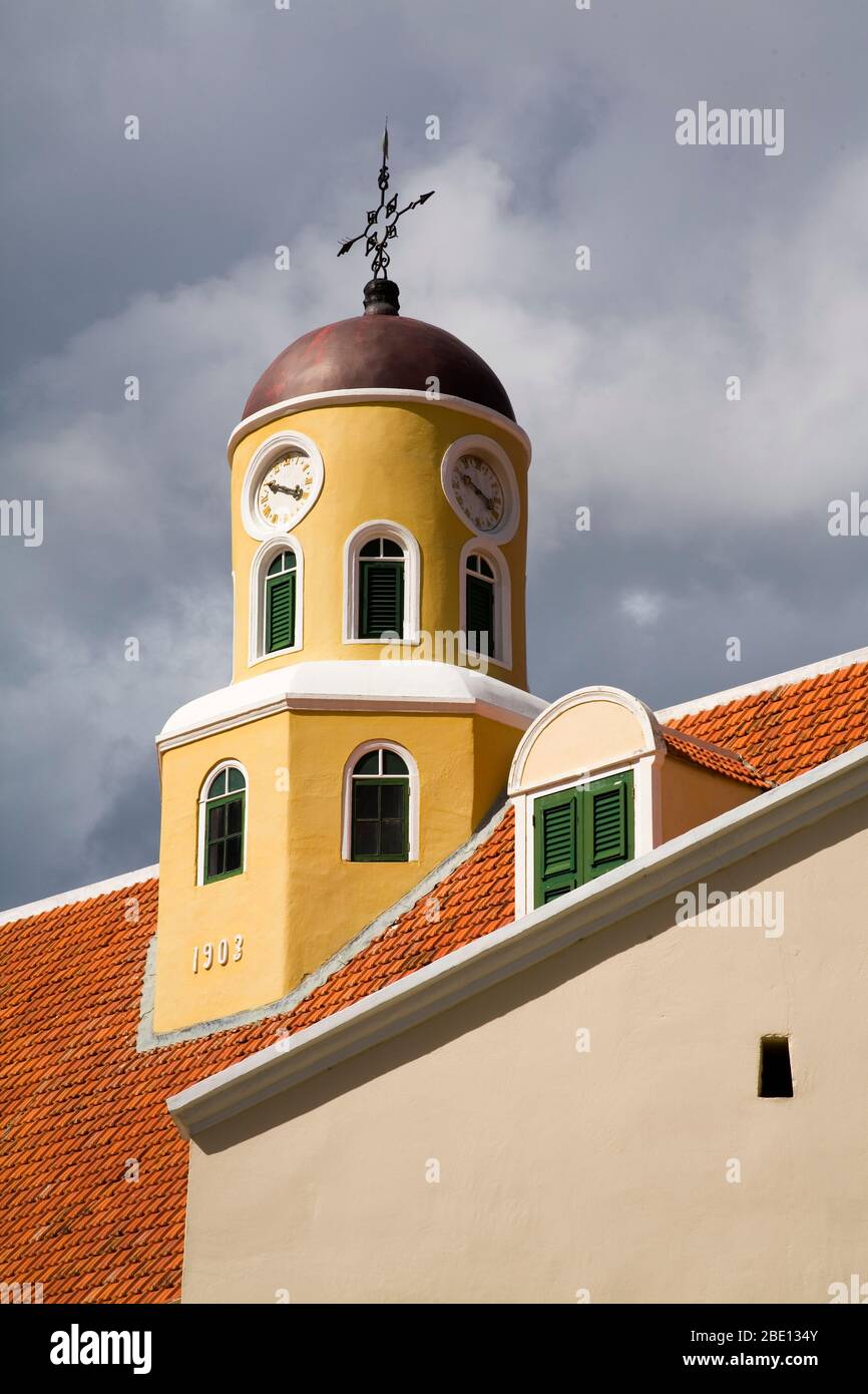 Fort Church in Fort Amsterdam, Punda District, City of Willemstad ...