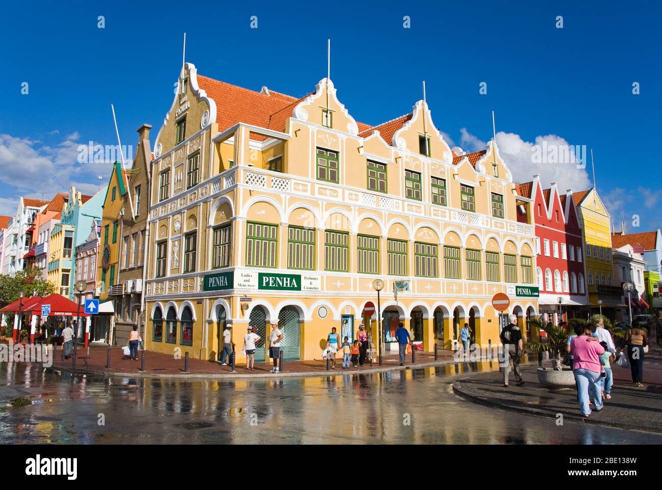 Penha Building, Punda District, City of Willemstad, Curacao ...