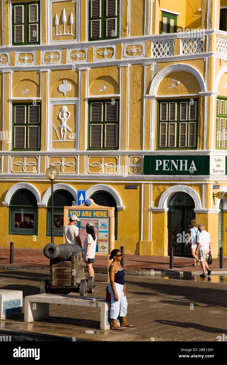 Penha Building, Punda District, City of Willemstad, Curacao ...