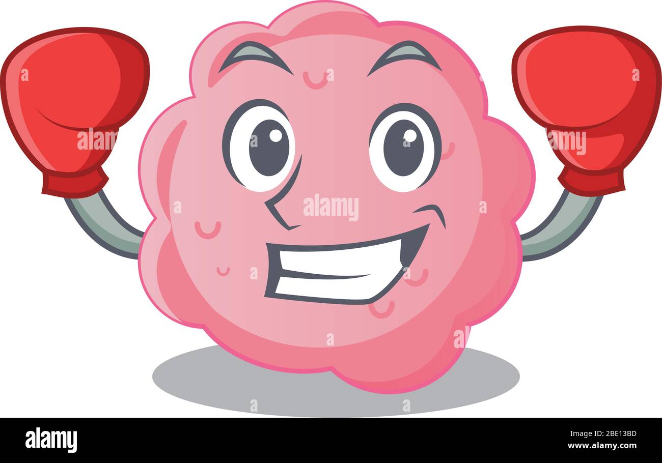A Sporty Boxing Athlete Mascot Design Of Anaplasma Phagocytophilum With