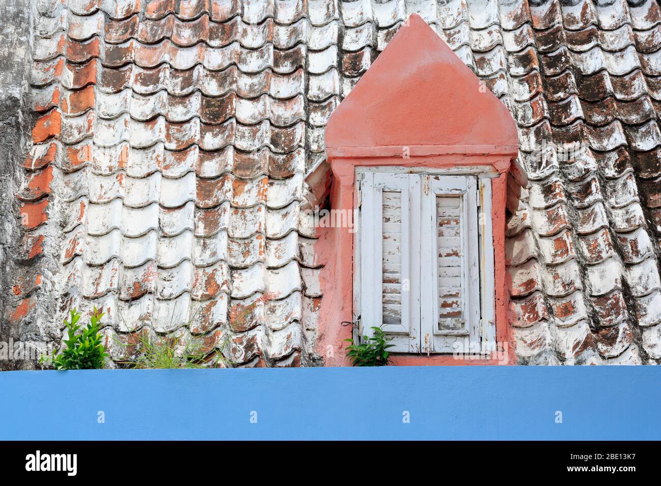 Roof in the Punda District,Willemstad,Curacao,Caribbean Stock Photo - Alamy