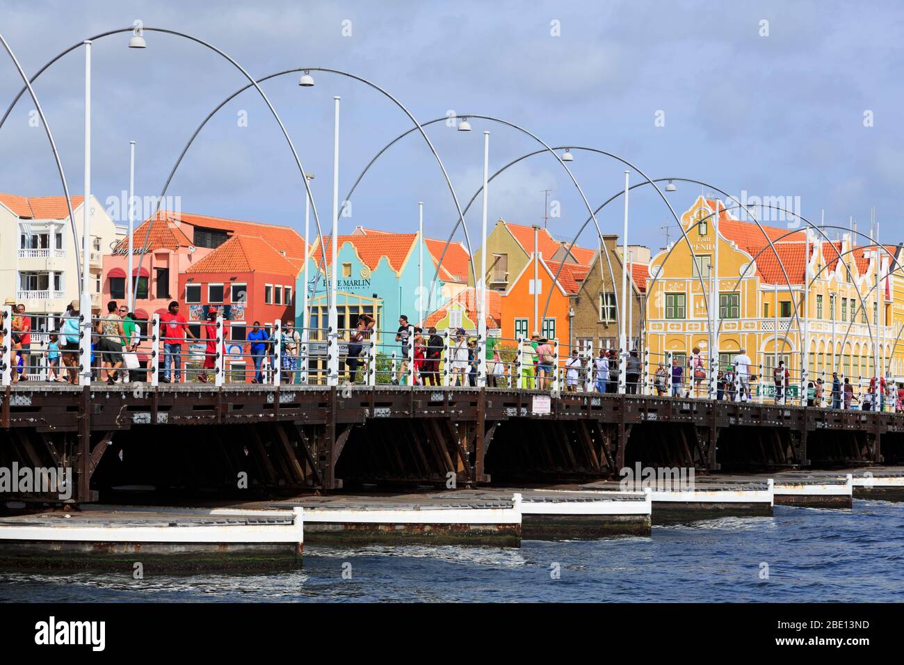 Queen Emma Pontoon Bridge,Punda District,Willemstad,Curacao,Caribbean ...