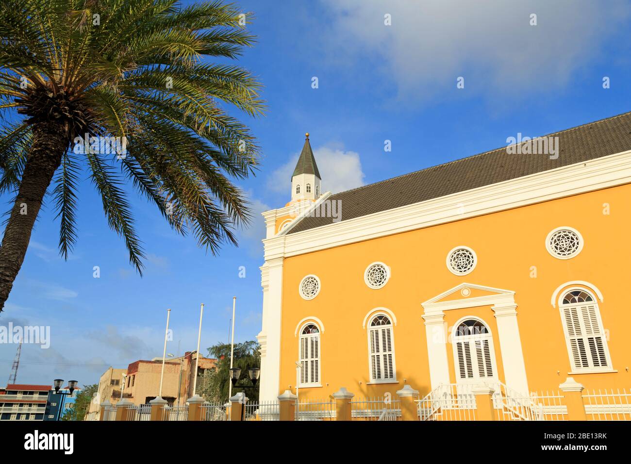 Jewish Temple in the Punda District,Willemstad,Curacao,Caribbean Stock ...