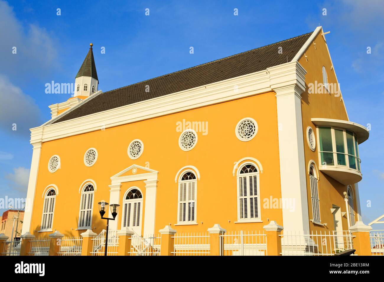 Jewish Temple in the Punda District,Willemstad,Curacao,Caribbean Stock ...