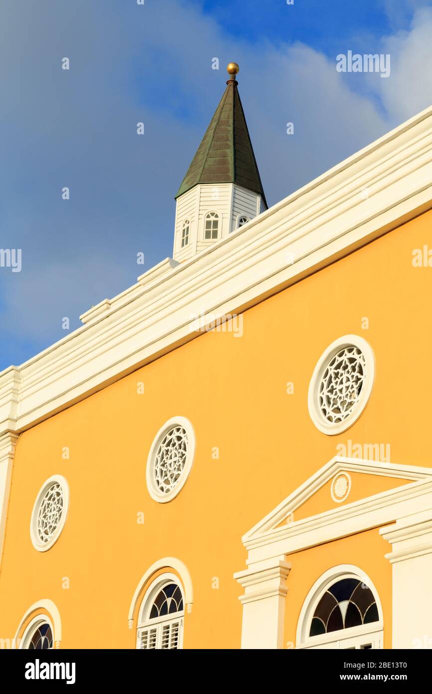 Jewish Temple in the Punda District,Willemstad,Curacao,Caribbean Stock ...