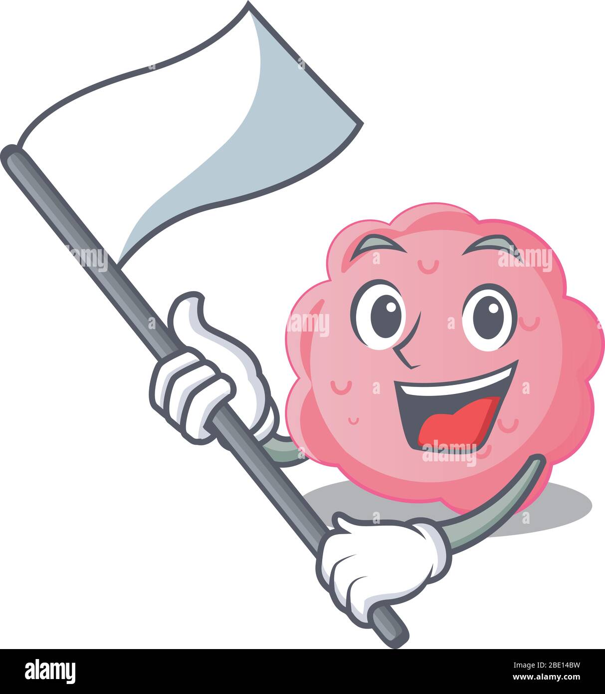 A Nationalistic Anaplasma Phagocytophilum Mascot Character Design With