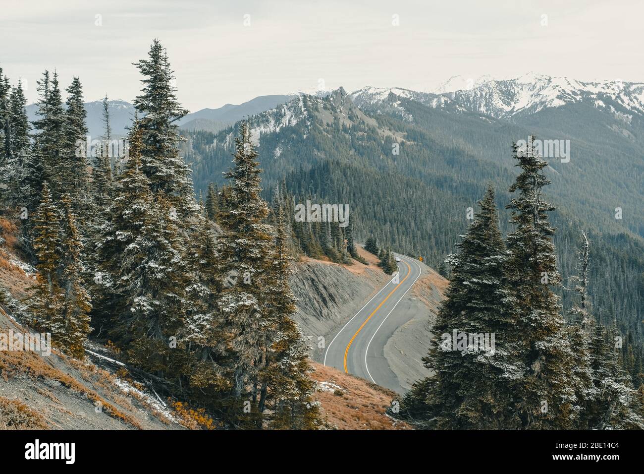 A most beautiful gray asphalt road on cliff Stock Photo - Alamy
