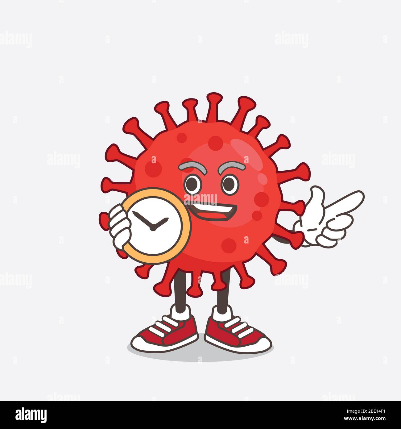 Cartoon character holding clock hi-res stock photography and images - Alamy