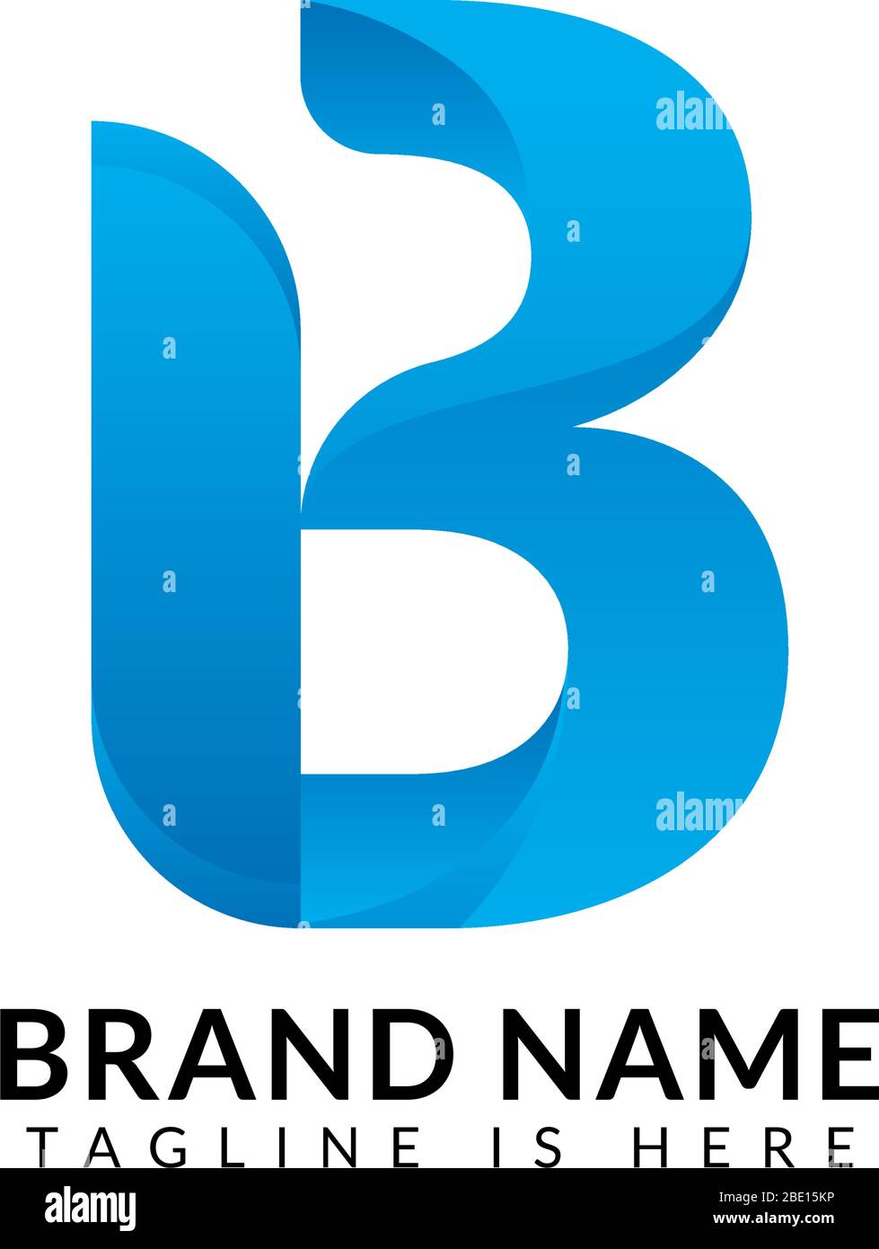 B brands logo design Stock Vector Images - Alamy