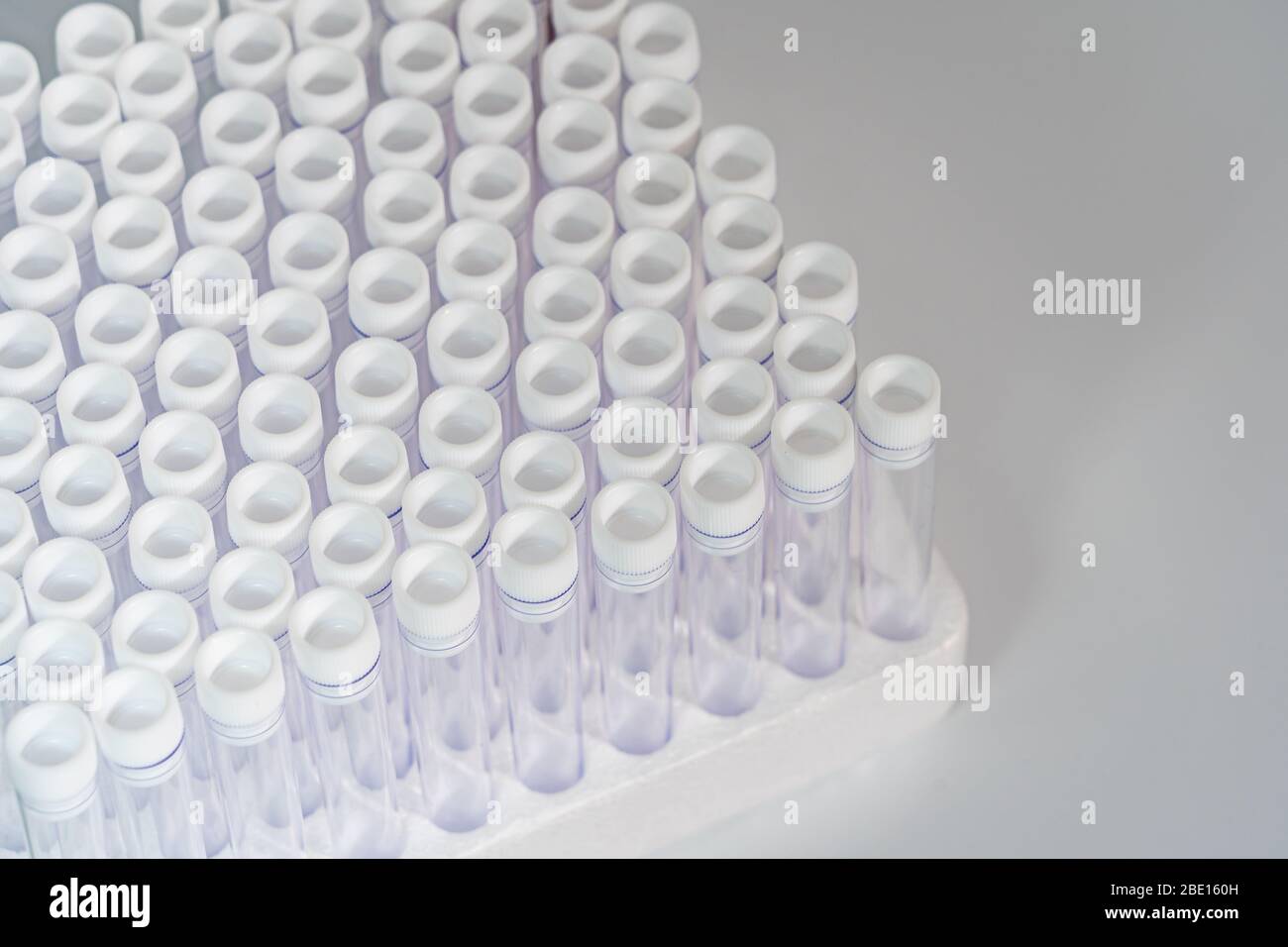 Medical vacuum venipuncture test tubes on white background Stock Photo ...