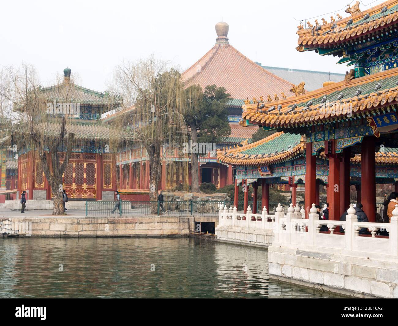 Beihai Park Beijing Temple Stock Photos & Beihai Park Beijing Temple ...