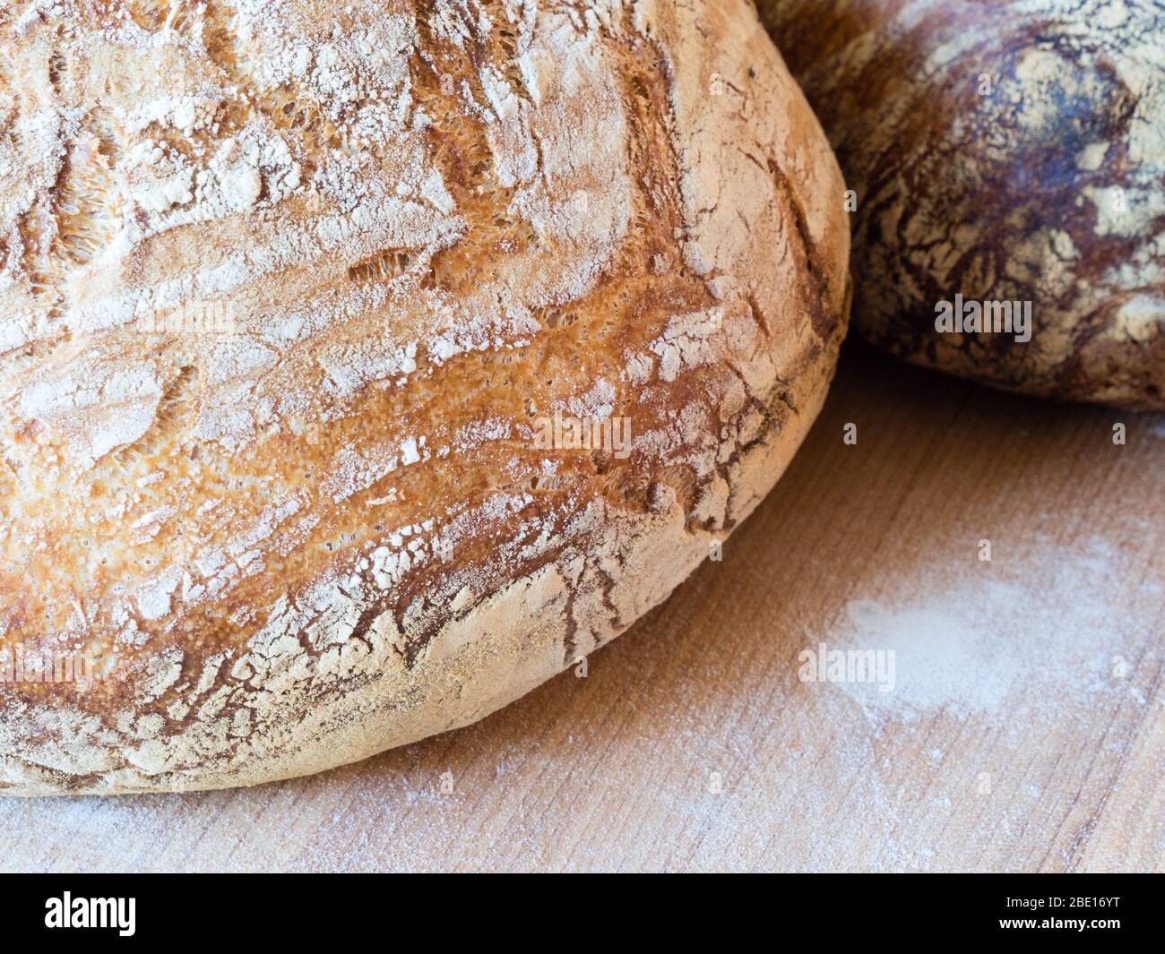 Round french boule bread Stock Photo - Alamy