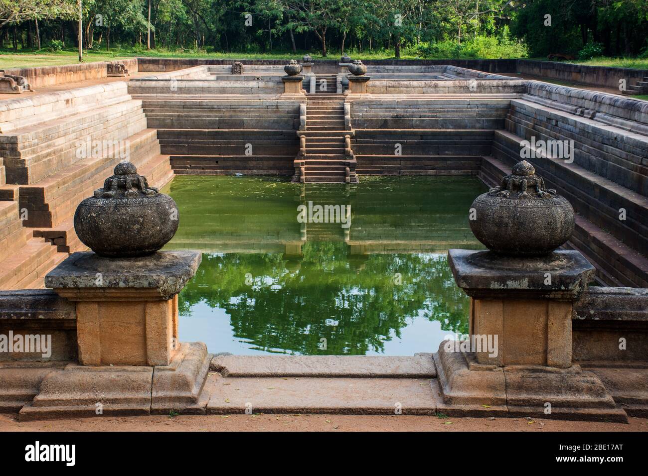 One of the best specimen of bathing tanks or pools in ancient Sri Lanka ...