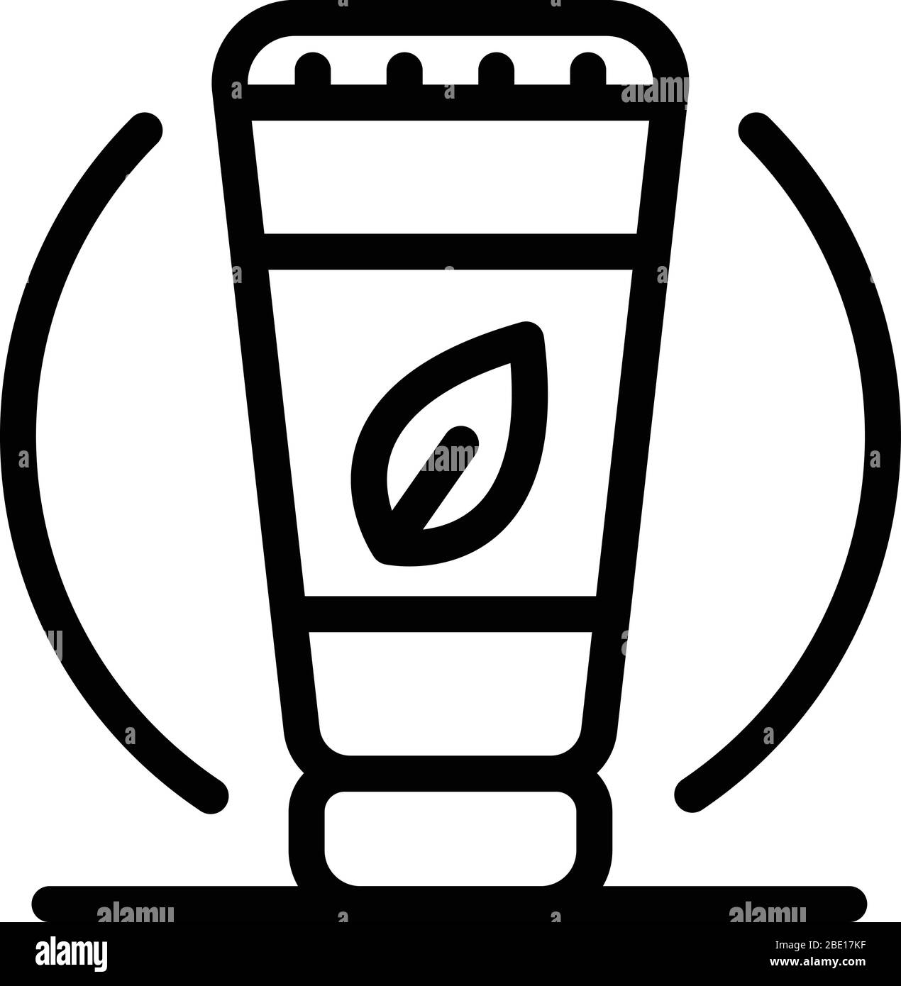 Tube of natural cream icon, outline style Stock Vector Image & Art - Alamy