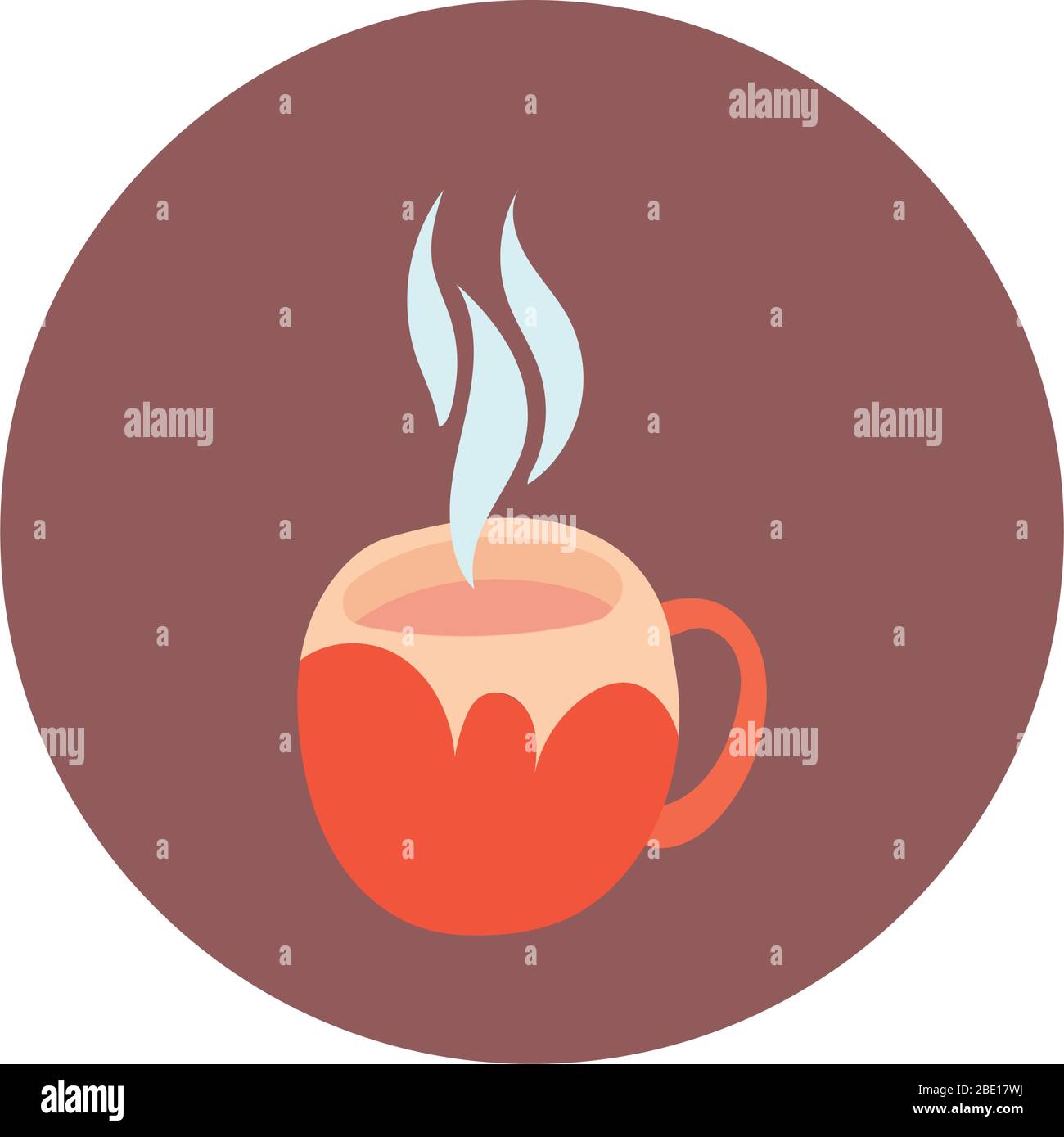 kitchen cup hot drink utensil hand draw style Stock Vector Image & Art ...