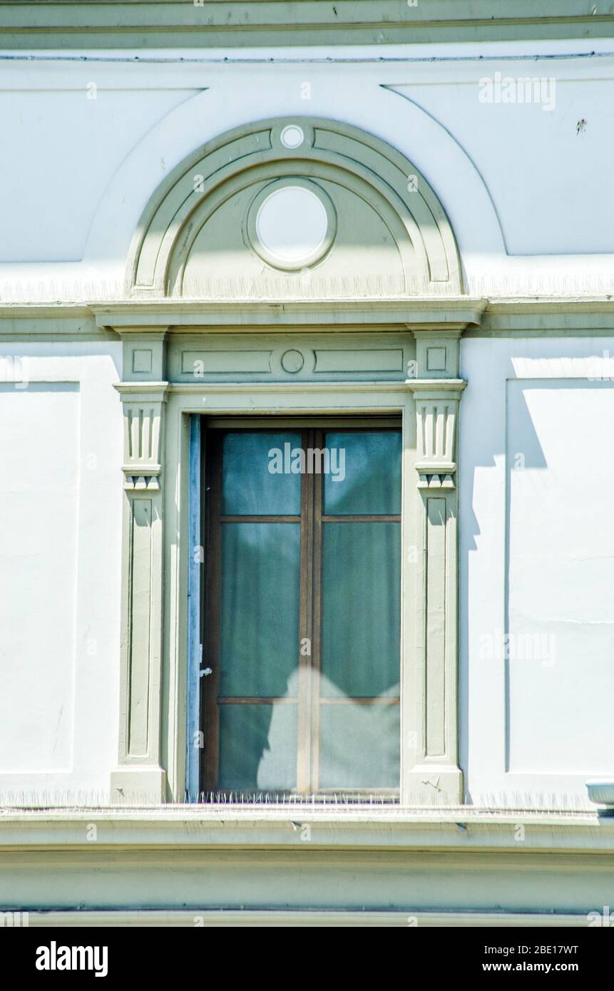 beautiful window of historic building important for history, art and ...