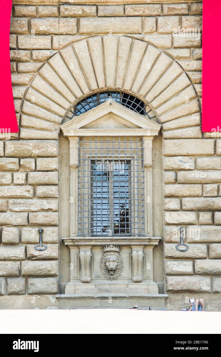 beautiful window of historic building important for the history, art ...