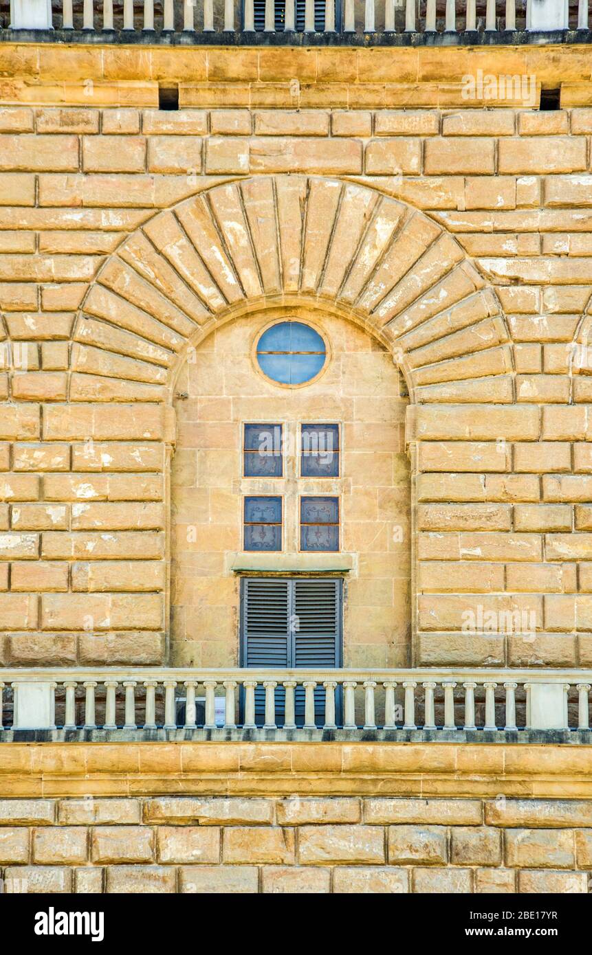 beautiful window of historic building important for history, art and ...