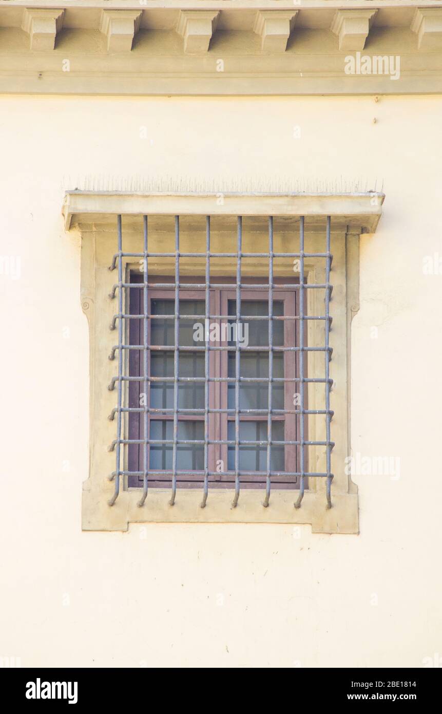 beautiful window of historic building important for history, art and ...
