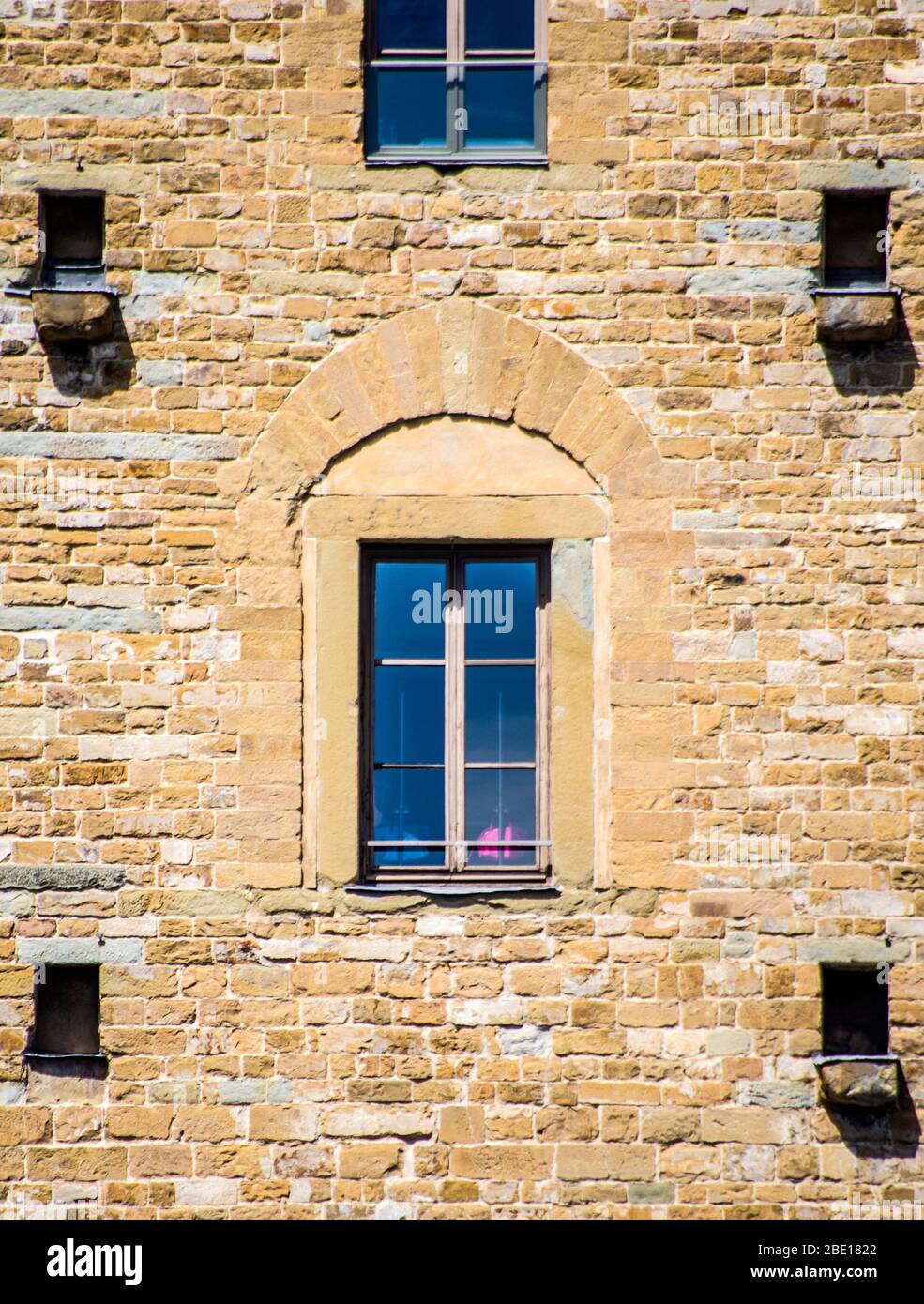 beautiful window of historic building important for history, art and ...