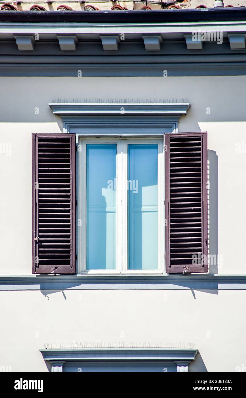 beautiful window of historic building important for history, art and ...