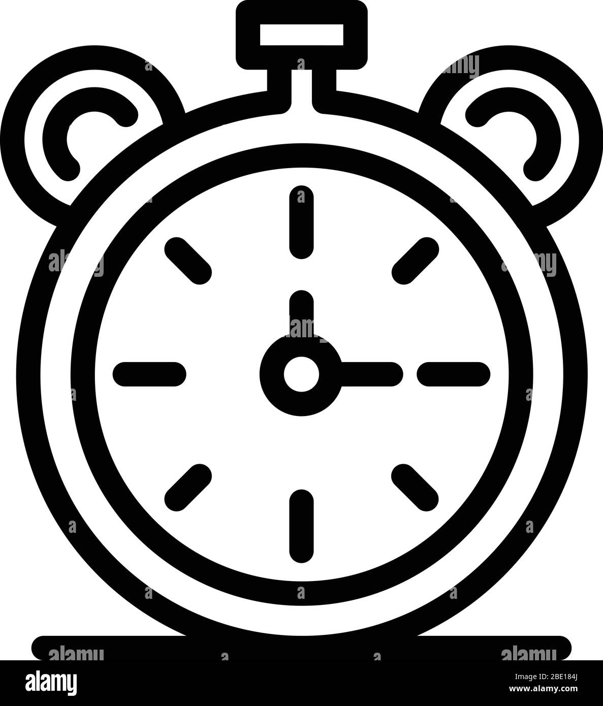 Alarm clock icon, outline style Stock Vector Image & Art - Alamy