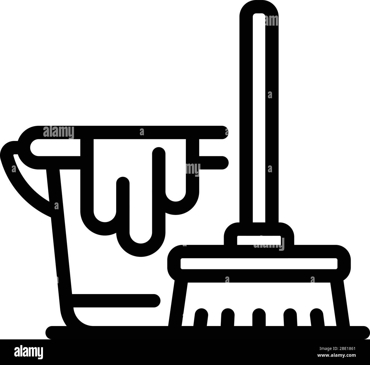 Cleaning room service icon, outline style Stock Vector Image & Art - Alamy