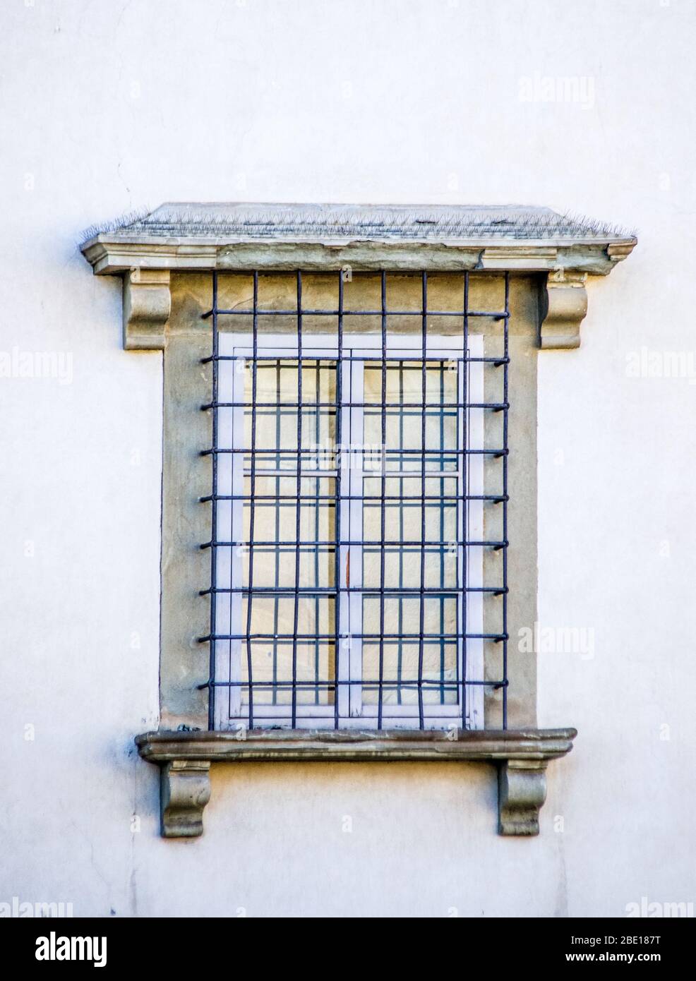 beautiful window of historic building important for history, art and ...